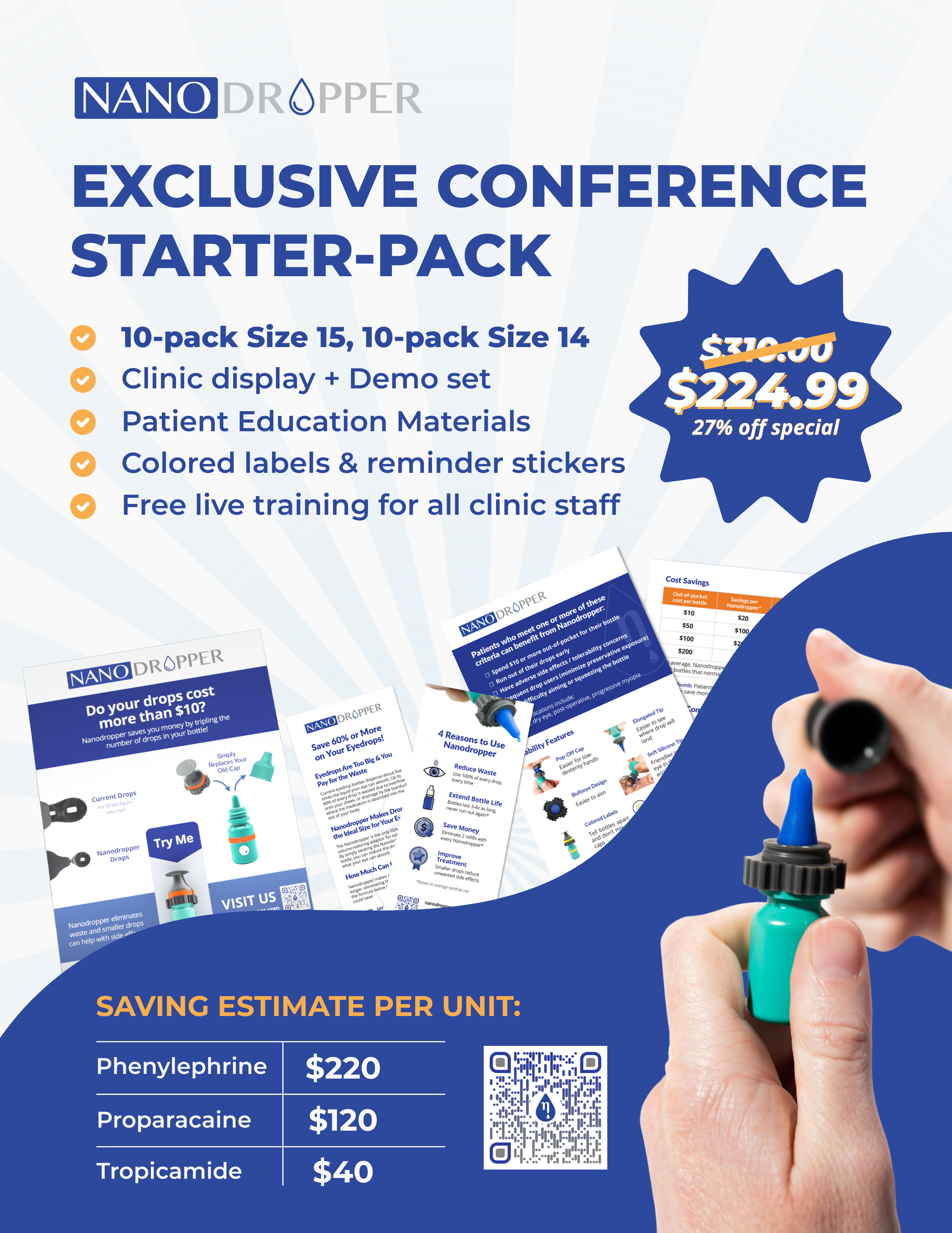 Conference Starter Pack – Nanodropper